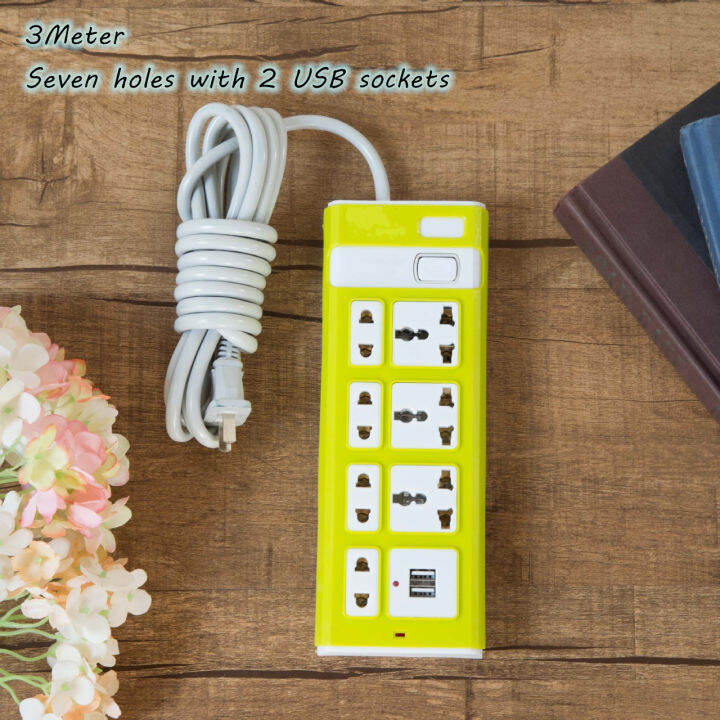 ♥ Ship from Manila ♥Extension Cord with USB Port and Power Extend ...