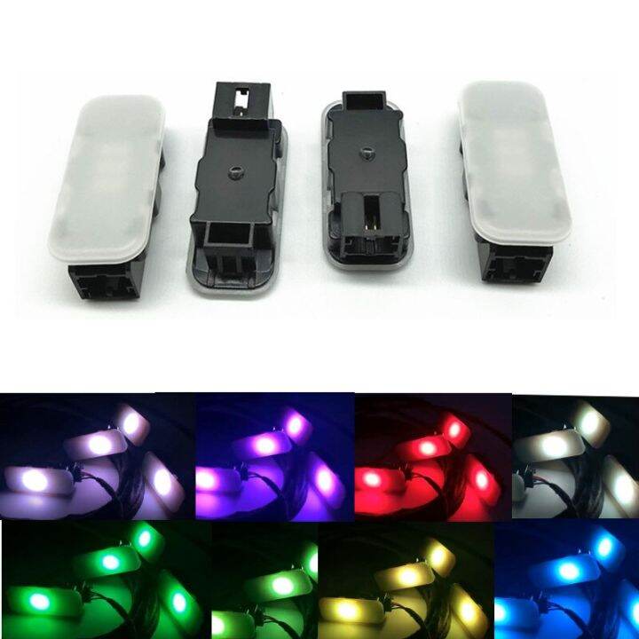 Car Interior Multicolor Led Footwell Light Multiple Colors Lamp Support ...