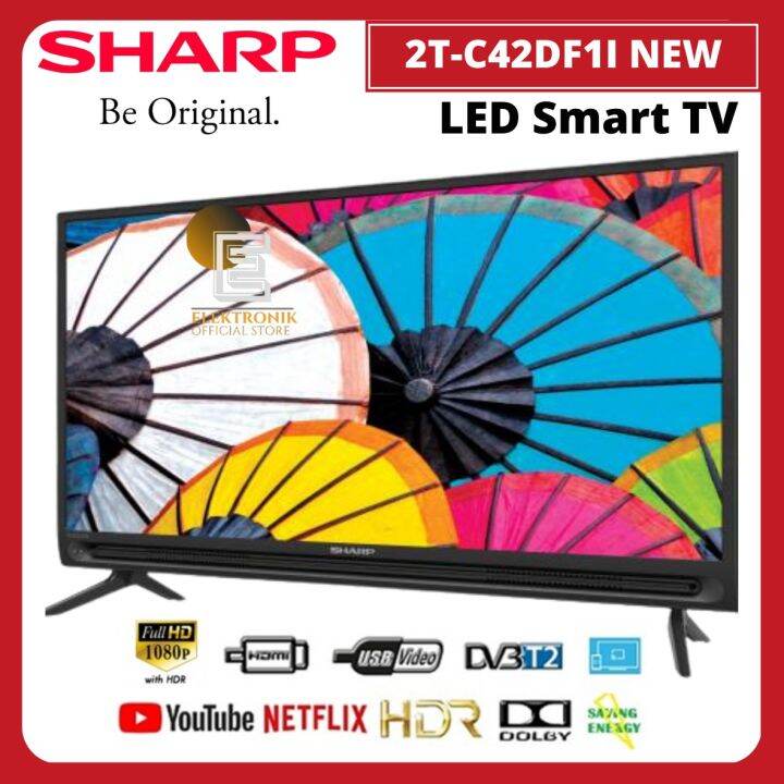 SHARP LED TV 42inch 2T-C42DF1I NEW EASYSMART | Lazada Indonesia