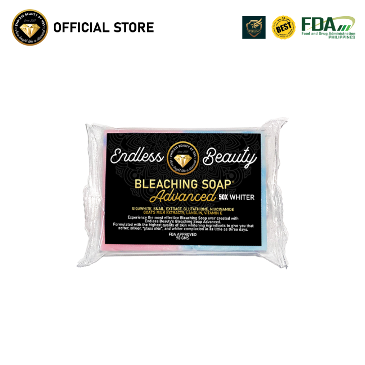 50X WHITENING Bleaching Soap Advanced 90g (Lightens Skin Pigmentations ...