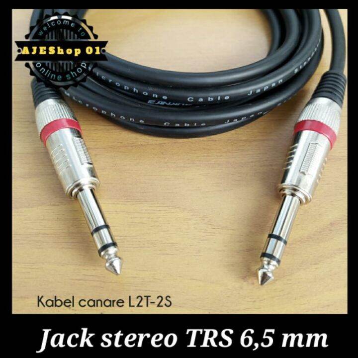 Kabel jack trs 6,5 jack akai balanced kabel canare 1 sampai 5 meter ...