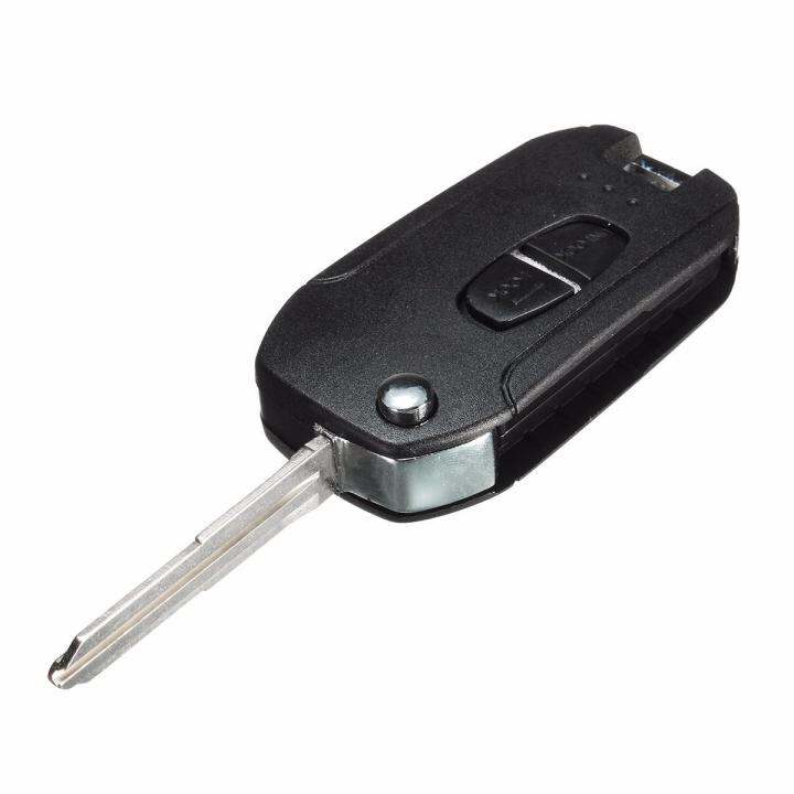 Key Shell Folding Case 2 Button Remote Fob for Mitsubishi Lancer EVO ...