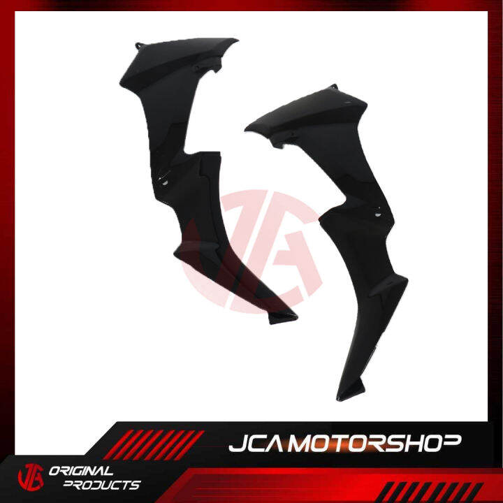 ORIGINAL SUZUKI LEG SHIELD NO. 2 FOR SMASH 115 - GLOSSY BLACK (PAIR ...