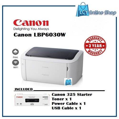 Canon LBP 6030W imageCLASS LBP6030w Mono Black Laser Printer WiFi (Use Cartridge 325) | Lazada