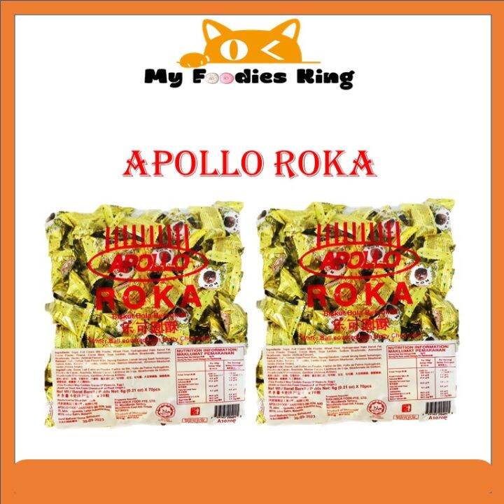 6g x 70's APOLLO ROKA CHOCOLATE [ My foodies King ] | Lazada