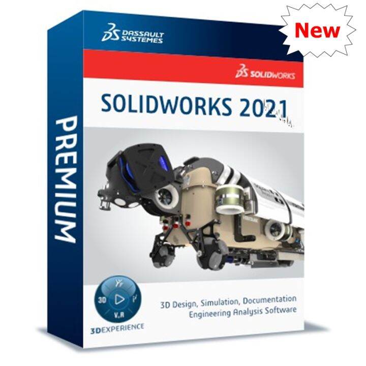 SolidWorks 2019-2021 Premium + VDO สอนติดตั้ง โปรแกรม เขียนแบบ 2D/3D ...
