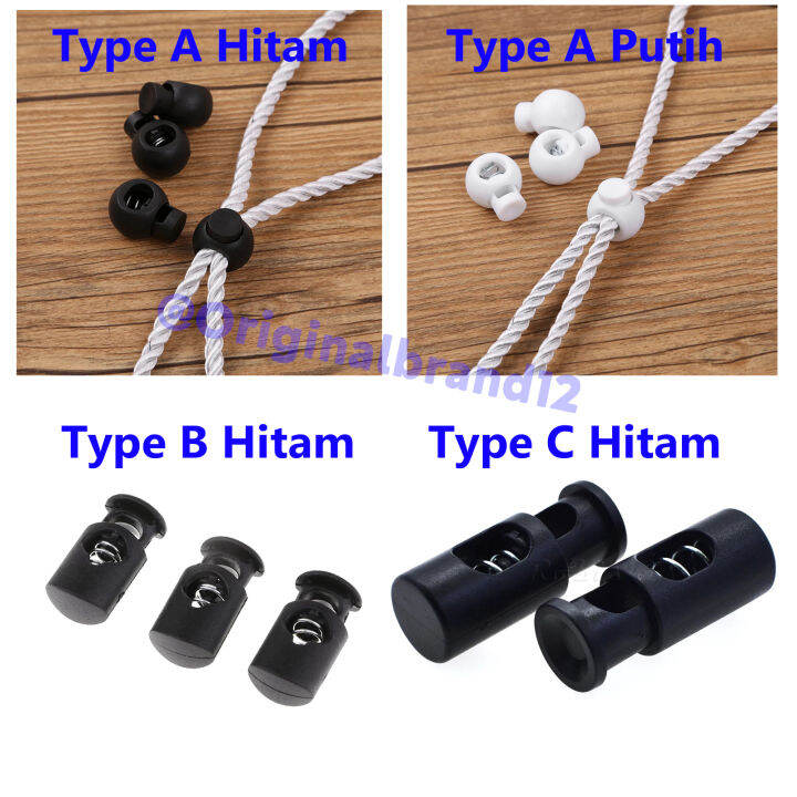 10 Pcs Stopper tali kur, tali kasur, cord lock. puller Harga | Lazada ...