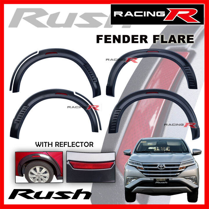 Toyota Rush 2018 to 2024 Fender Flare with Reflector ( Car Accessories ...