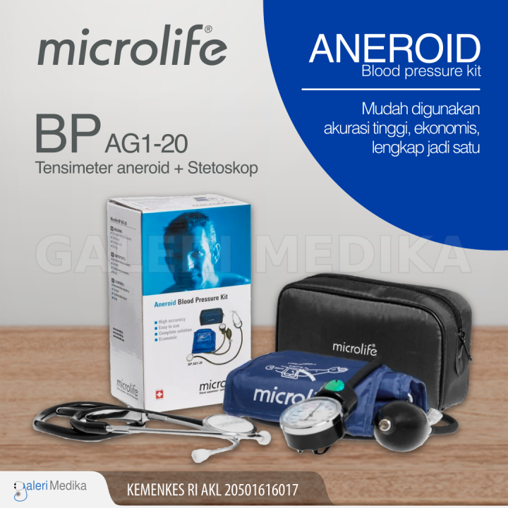 Tensimeter Aneroid Kit Microlife BP AG1-20 | Lazada Indonesia