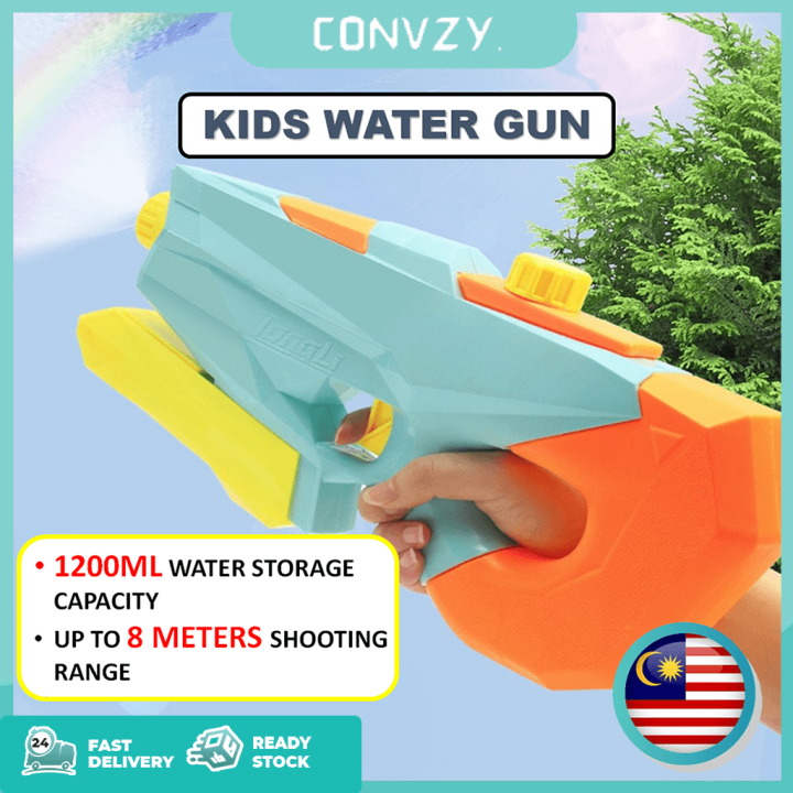 1200ML KIDS TOY WATER GUN LONG RANGE CHILDREN WATER GUN OUTDOOR WATER ...