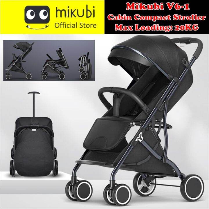 MIKUBI V6-1 (1 Way Facing ) Compact Cabin Stroller/Cabin Lightweight ...