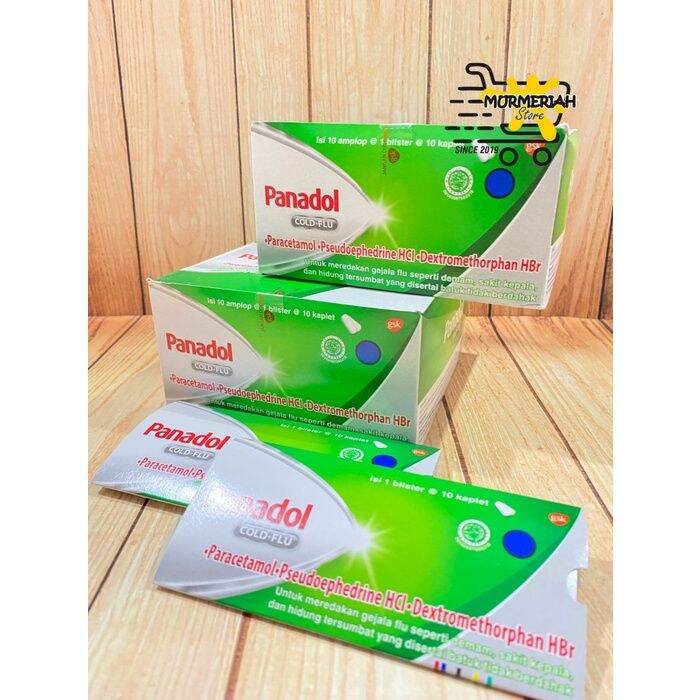 Panadol Cold and Flu strip isi 10 kaplet- Panadol Hijau Flu & Batuk ...