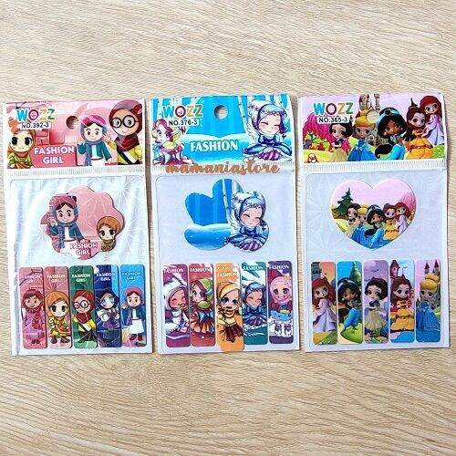 Post It Plastik Karakter Besar Sticky Notes Plasting Pembatas Buku ...