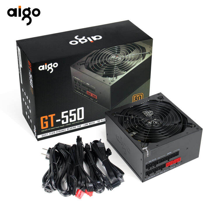 Aigo GT 550 80Plus Bronze Full Modular Power Supply Unites for PC ...