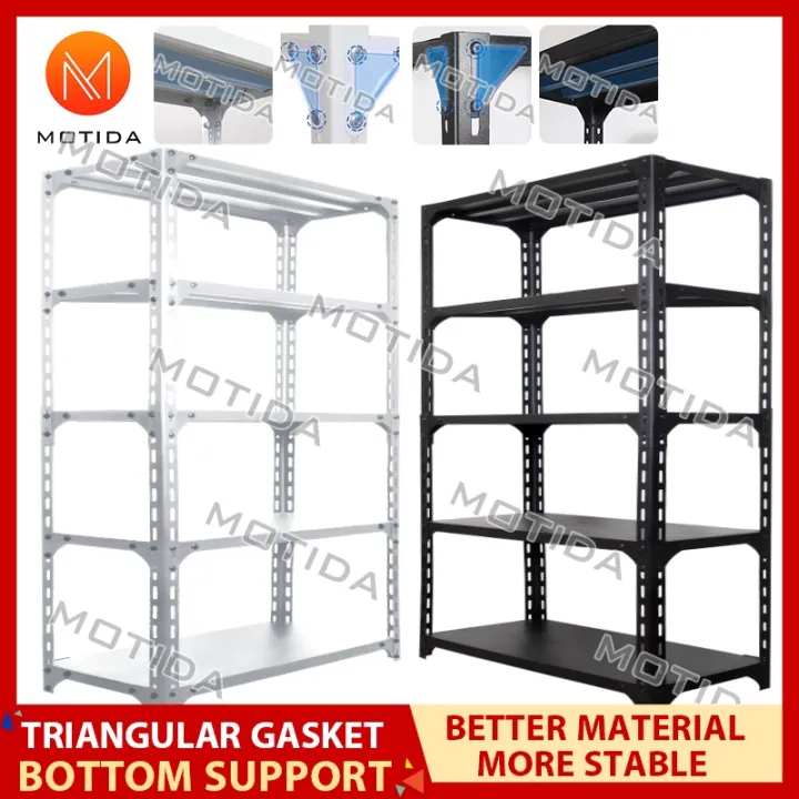 Load-bearingTriangular Steel Shelf 5 Layer Rack Metal Rack Steel ...