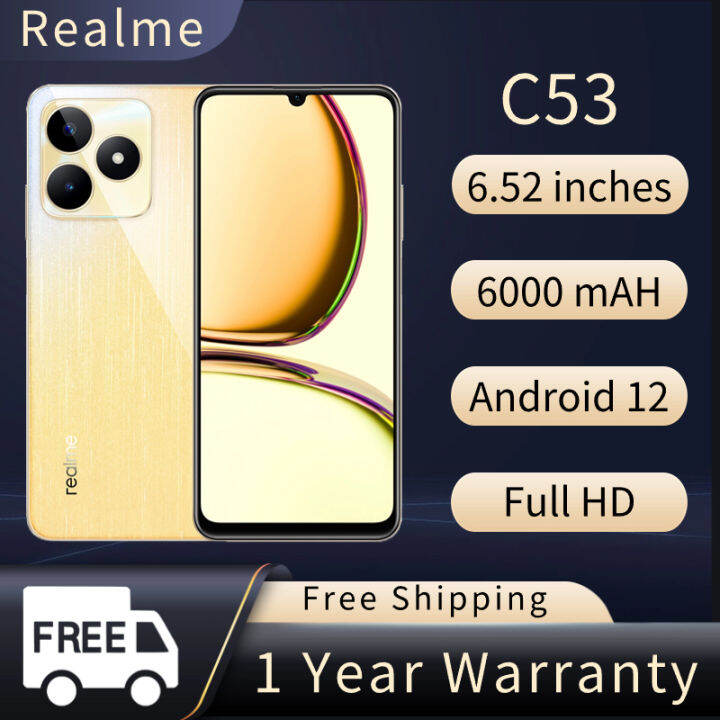 Realme C53 Smartphone 6.52 inches Screen Full HD 6000 mAH Battery ...