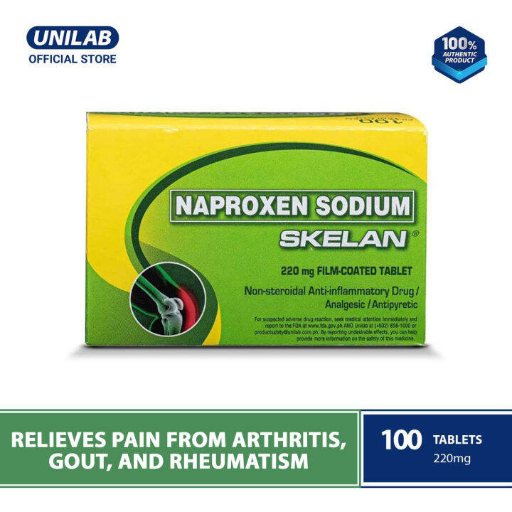 Unilab Skelan 220 mg 100 Tablets - Fast and Long-Lasting Relief From ...