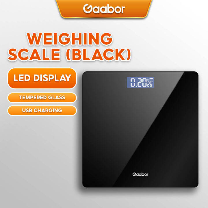 GAABOR by Winland Electronic Weighing Scale Large LED HD Display and ...