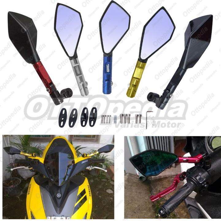 Kaca Spion Sepion Fairing Tomok CNC Model Rizoma V2 NMax Aerox PCX ADV ...