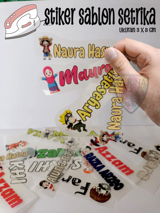 Sticker Iron Stiker Sablon Baju|Kaos|Kain Setrika sablon Baju DTF ... Sticker Iron Stiker Sablon Baju|Kaos|Kain Setrika sablon Baju DTF ...