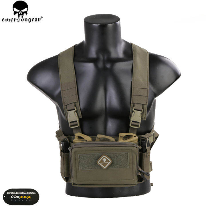 EmersonGear D3CR Micro Tactical Chest Mount Outdoor Modular Carrier ...