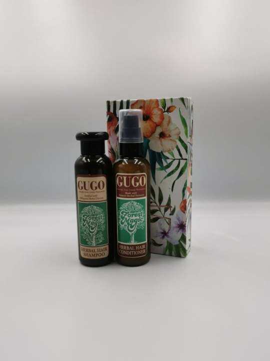 Forest Magic Gugo Shampoo 100 ml and Gugo Conditioner 100 ml Travel ...