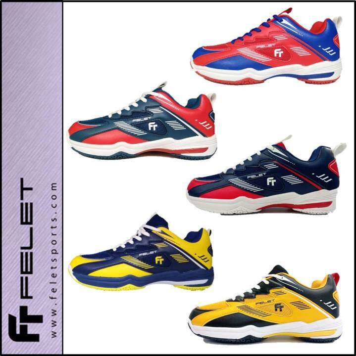 FELET Badminton Shoes Cushion Shoes (100% Original) | Lazada