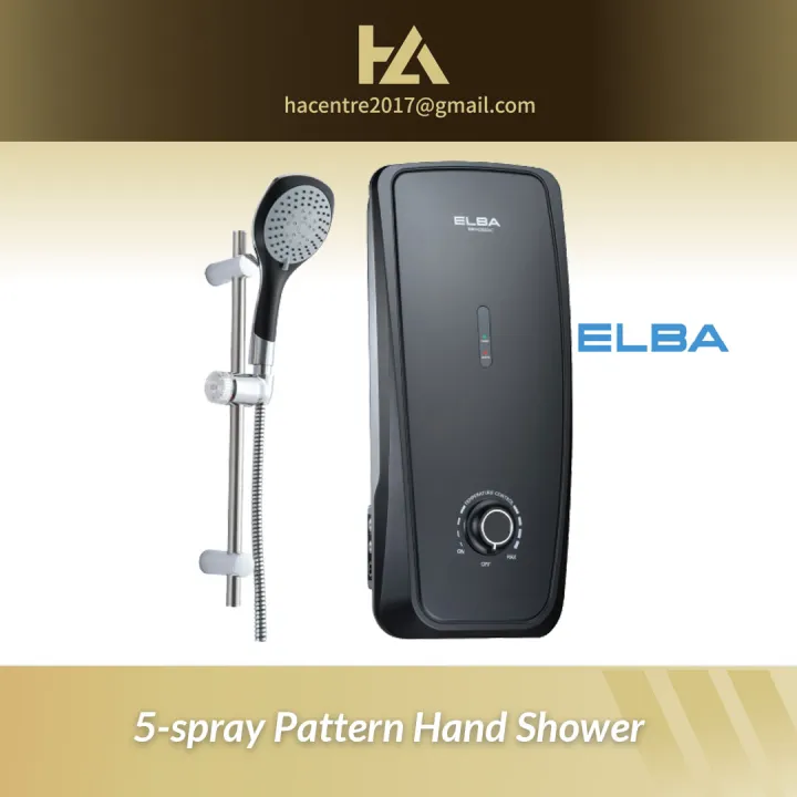 Elba Attivo Instant Water Heater with Pump EWH-G3663AC(MB) / EWHG3663 ...