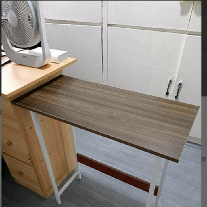 Home Zania High Quality Modern Brown Minimalist Computer Desk Office ...