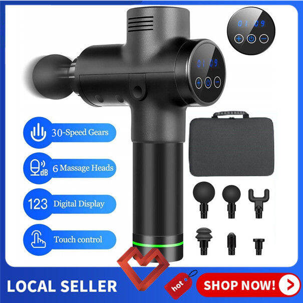 【Ready Stock】6 in 1 LeBron James Fitness Massage Gun Relax Muscle ...