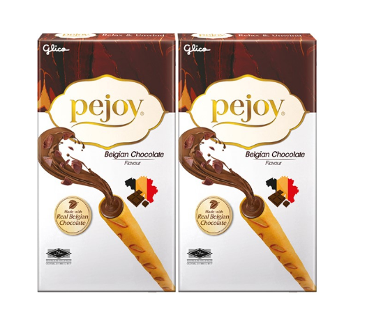 Pejoy Belgian Chocolate Flavour Biscuit Sticks 33g - Pack of 2 | Lazada PH