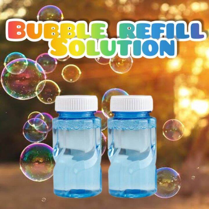 50mL bubble liquid solution refill for Bubble machine / gun toys non ...