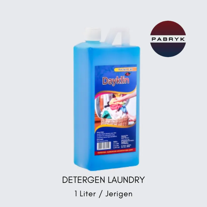 Dayklin Sabun Detergen Cair Premium Laundry 1L | Lazada Indonesia