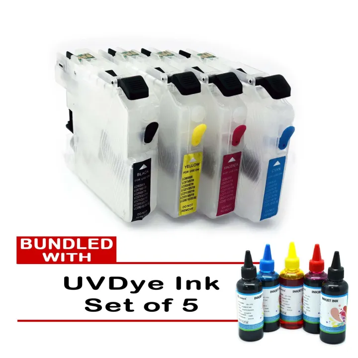 Refillable Cartridges LC563 for Brother MFC-J2310 / MFC-J2510 /MFC ...