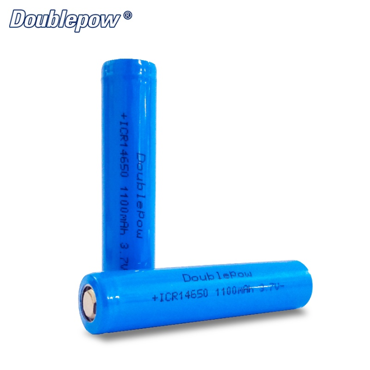 14650 3.7V 1100mah Rechargeable Li-ion Battery for LED Flashlight ICR ...