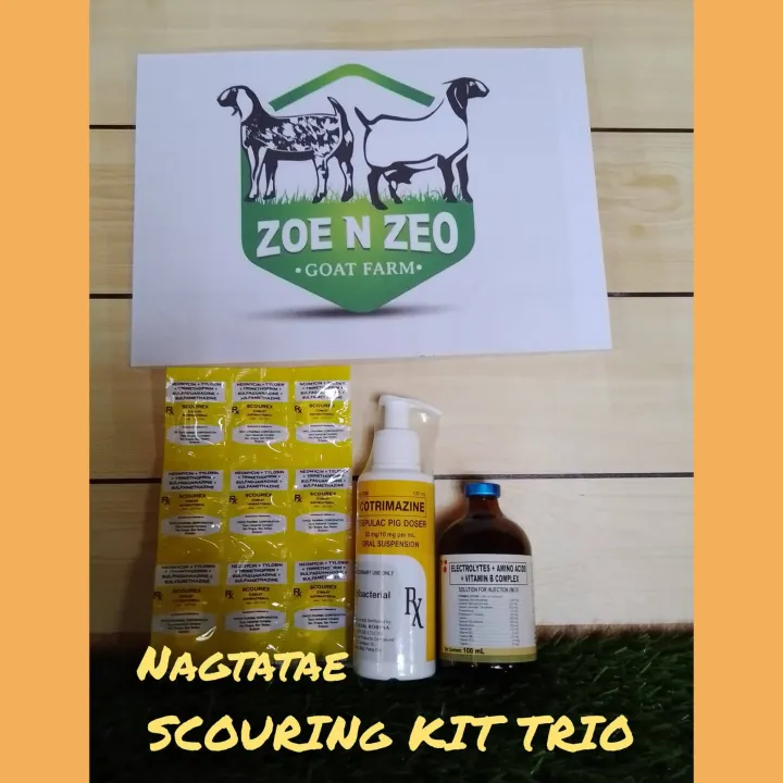 SCOURING KIT TRIO ( PARA SA NAGTATAENG ALAGANG KAMBING, TUPA, BABOY AT ...