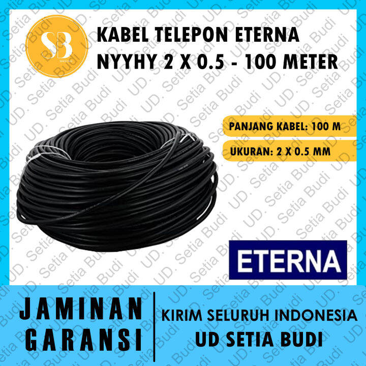 Kabel Telepon Eterna NYYHY 2 x 0,5 100 meter | Lazada Indonesia