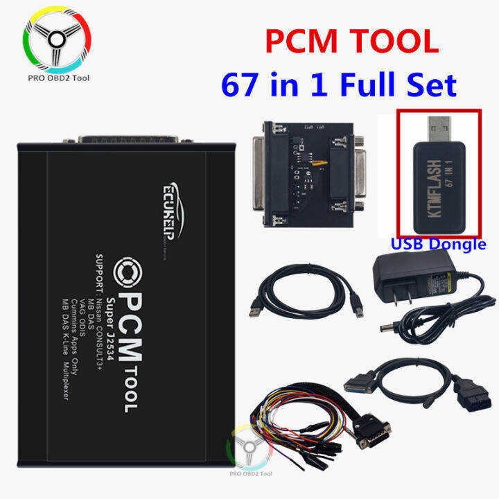PCMtool FLASH 67 IN 1 Full 67 Licenses Supported ECU Read Write Via Boot V1.20 Real PCM Tool ...