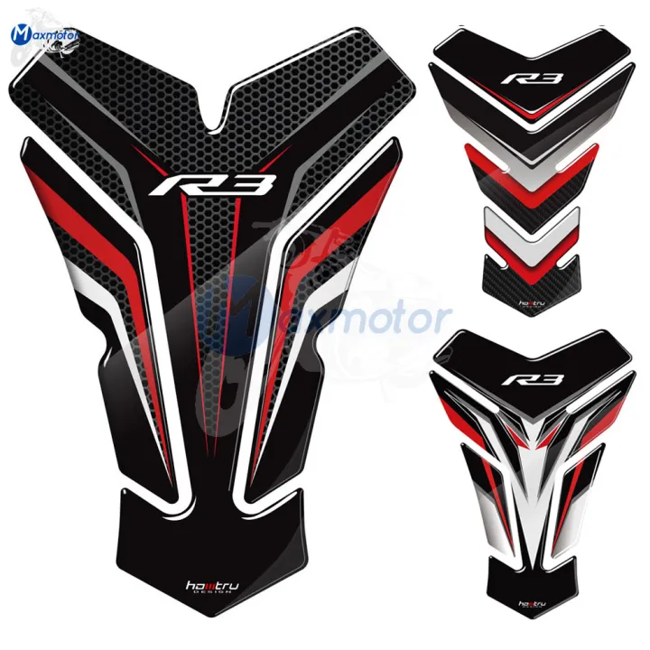 For Yamaha YZF R3 R3 All years Motorcycle Gas Fuel Tank Protector Pad ...