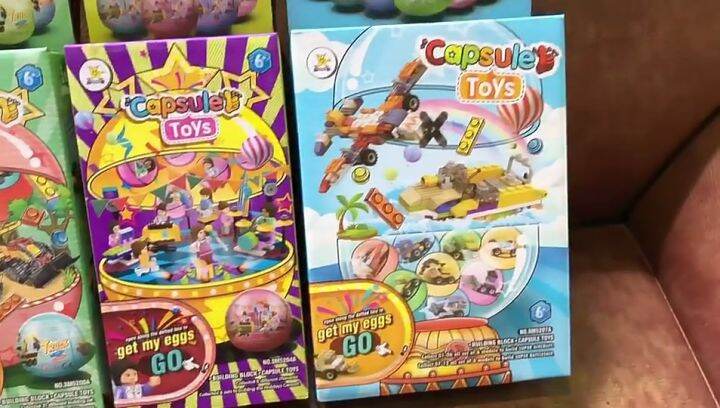 Kidsland【Ready Stock】Strange Fun Egg Children Assembled Building Blocks ...