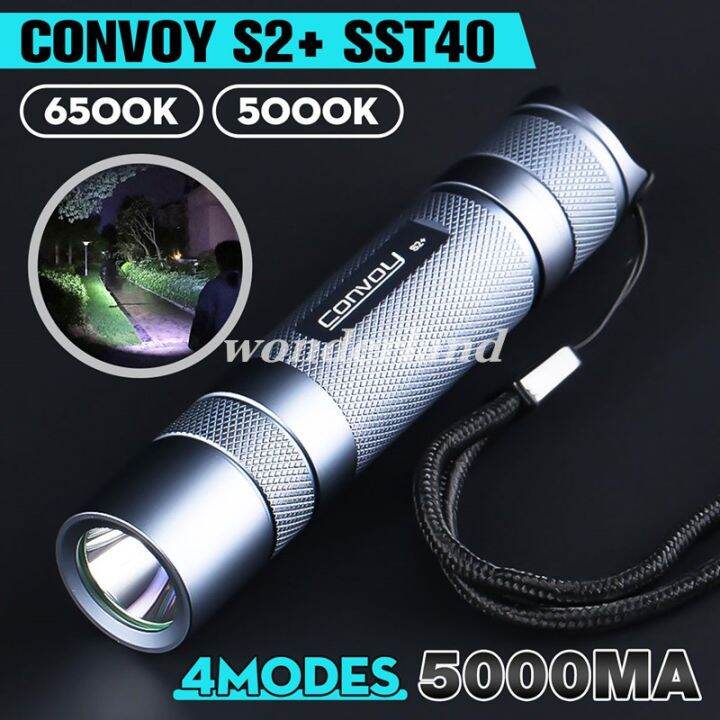 Convoy S2+ SST40 1800lm 5000K 6500K Temperature Protection Management ...