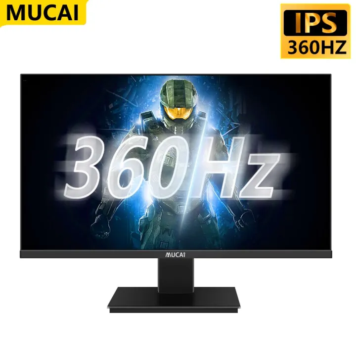 MUCAI 24.5 Inch IPS Monitor 360Hz Gaming Gamer PC LCD Display HD Desktop Computer Screen Flat ...