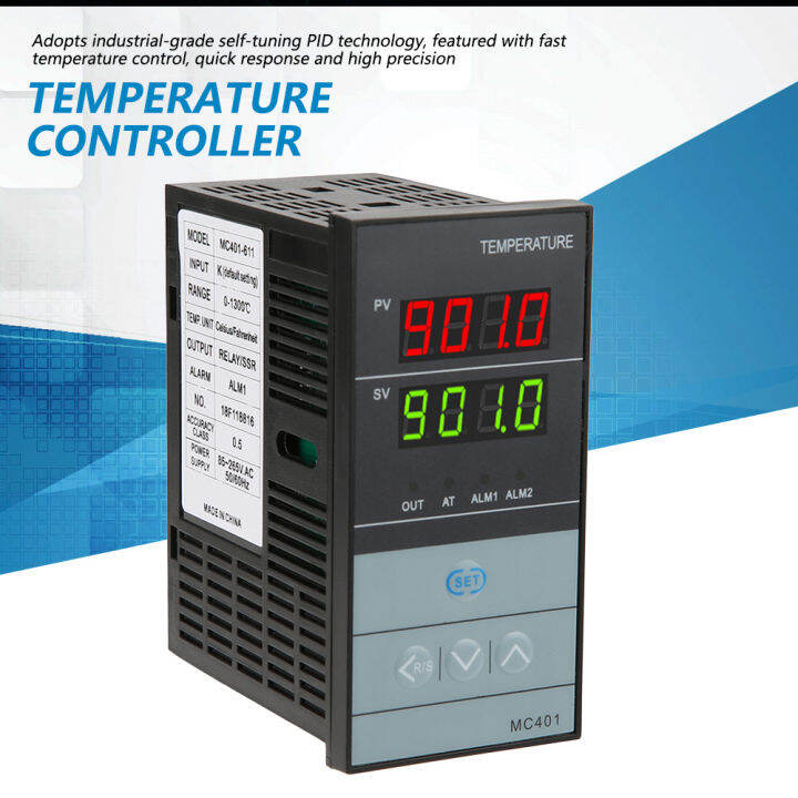 PID Temperature Controller Digital PID Temperature Controller Thermostat Relay SSR Output ...