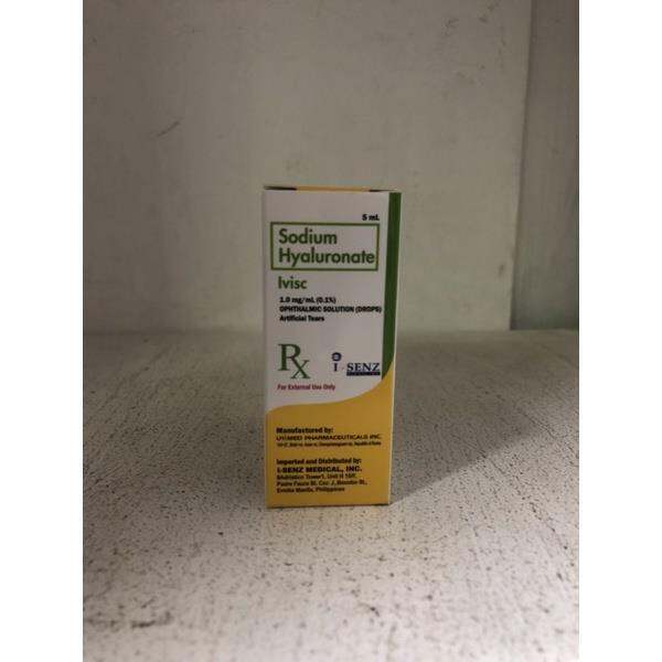 Ivisc Sodium Hyaluronate Eye Drops 0.1 5ml | Lazada PH