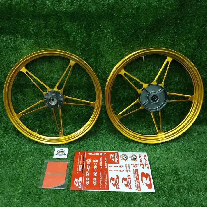 Yamaha Y15ZR & LC135 (5S) Sport Rim Forged FG510 (Black & Gold) Racing ...