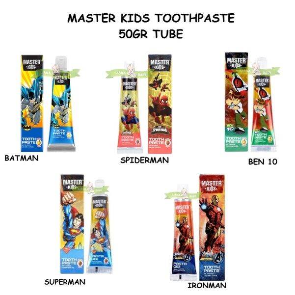 MASTER KIDS TOOTHPASTE 50GR TUBE | Lazada Indonesia