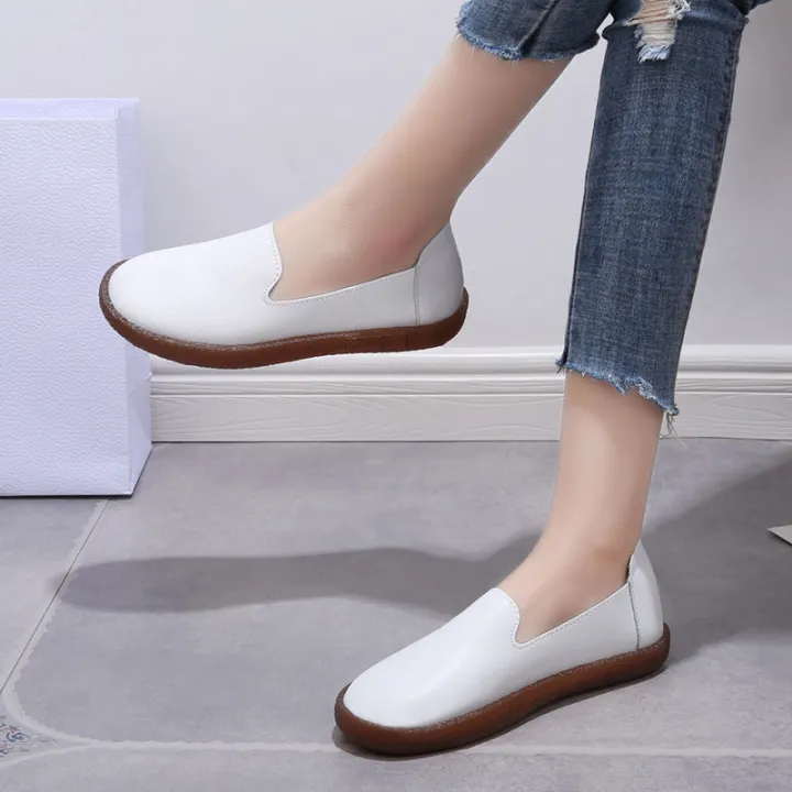 Women Slip-On Boat Shoes Oxford Flats Female Autumn Classic Fashion ...
