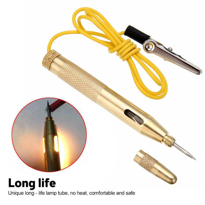 diymore Copper test pen 6805 Automotive Test Light 6-24V DC Digital LED ...