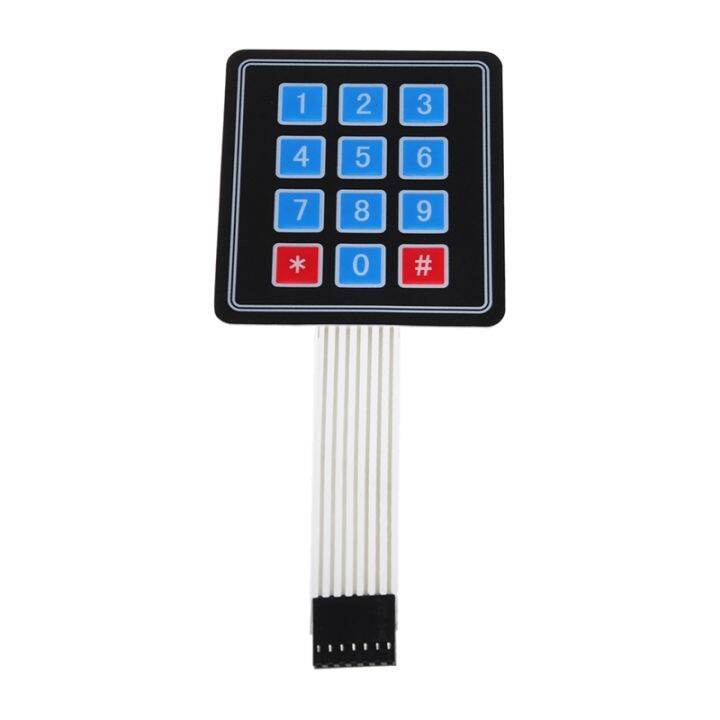 New 4 x3 12 Key Matrix Array Membrane Switch Keypad Keyboard For Arduino | Lazada.co.th
