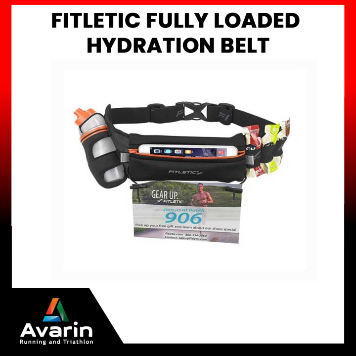 Fitletic Fully Loaded Hydration Belt กระเป๋าคาดเอวใส่ขวดน้ำสำหรับวิ่ง : Avarin Running | Lazada ...